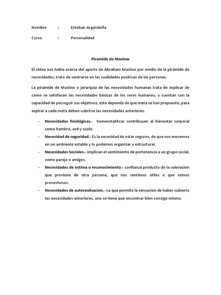 Piramide de Watson | PDF | Relaciones personales, crianza y desarrollo ...