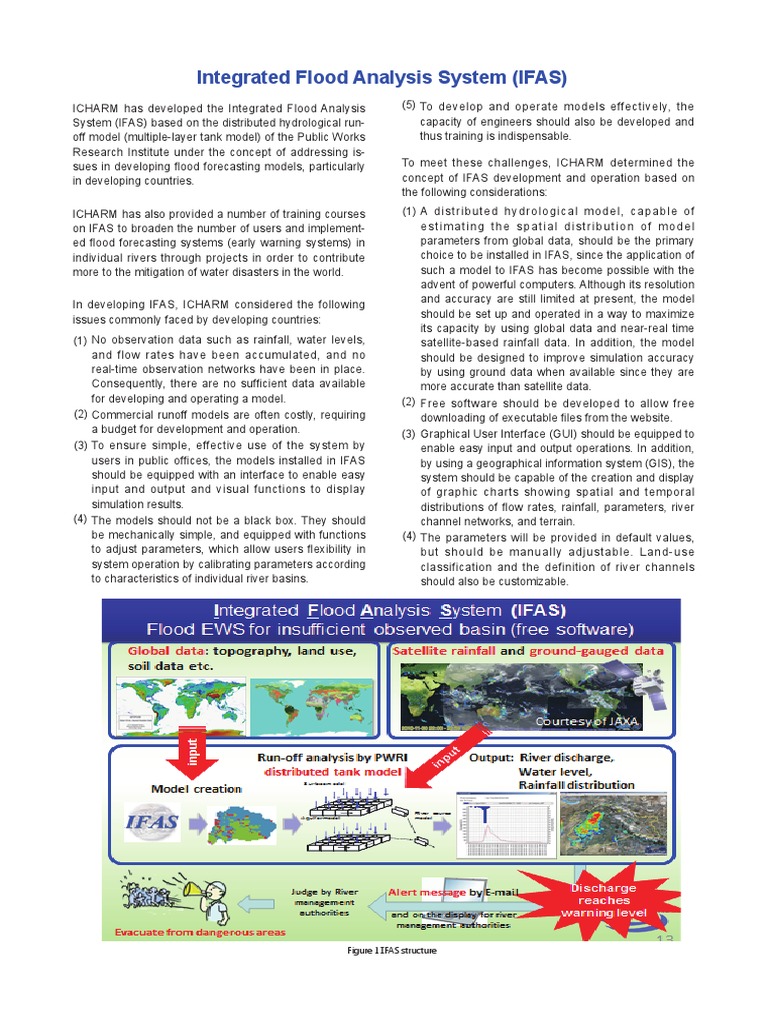 Integrated Flood Analysis System (IFAS) | PDF | Flood | Simulation