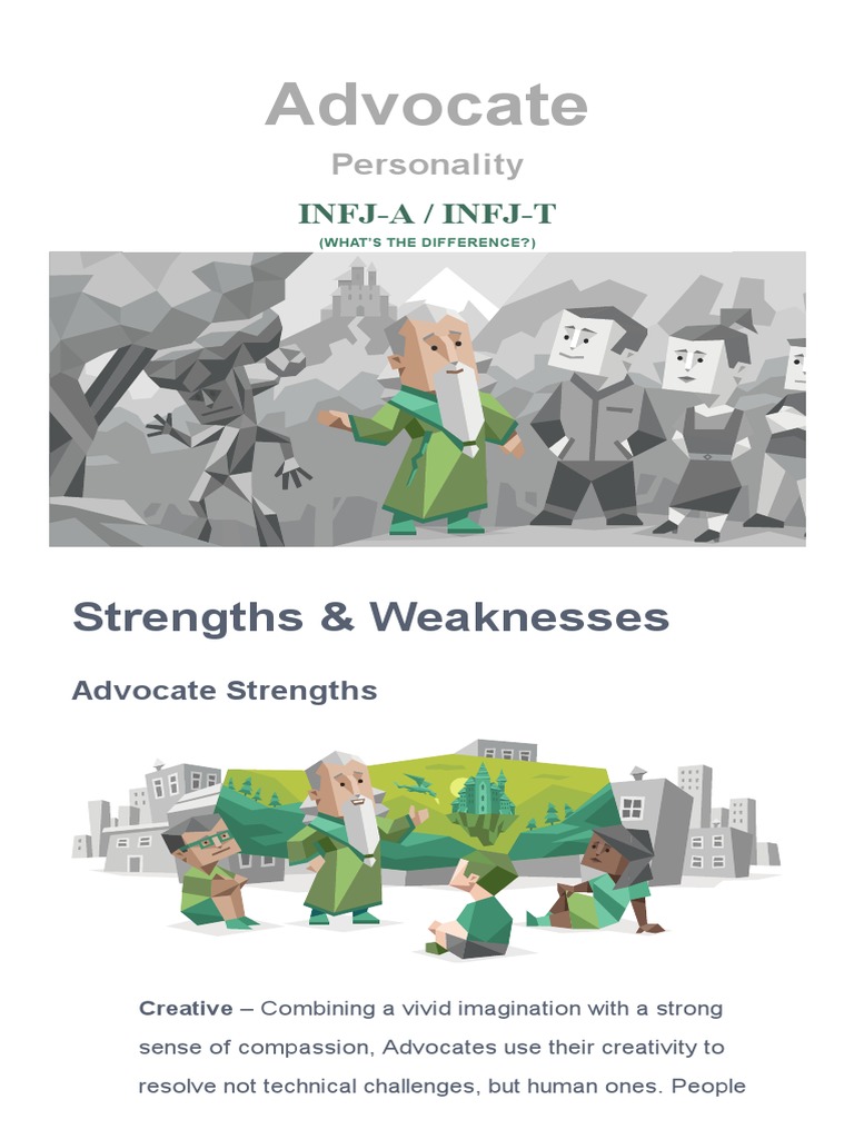 INFJ Advocate: Strengths & Weaknesses | PDF | Cognitive Science ...
