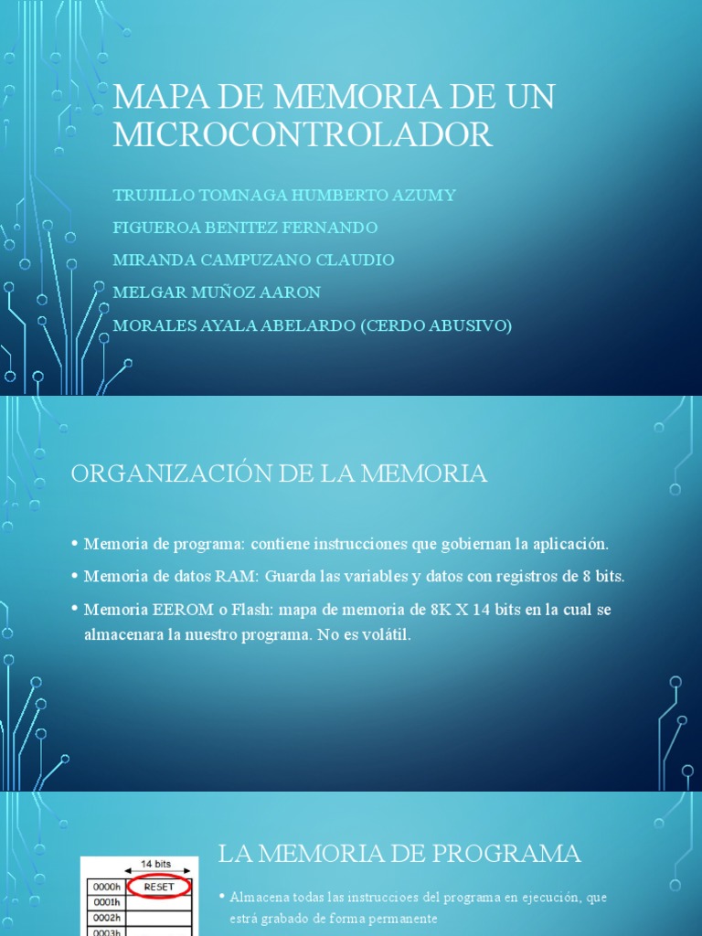 Mapa de Memoria de Un Microcontrolador | PDF | Hogar, jardinería y ...