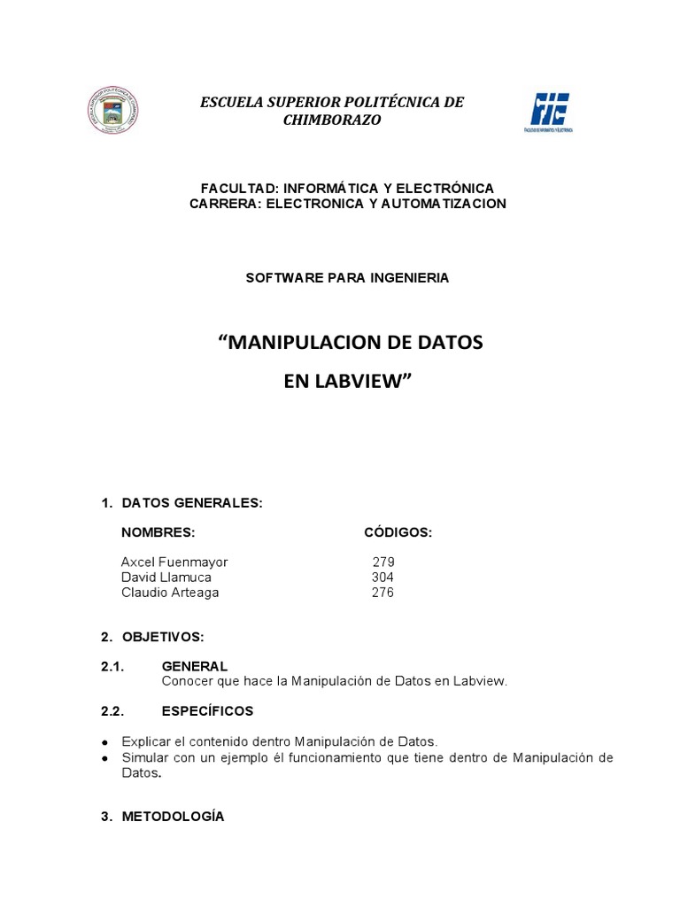 Manipulacion de Datos | PDF | Poco | Desarrollo de software