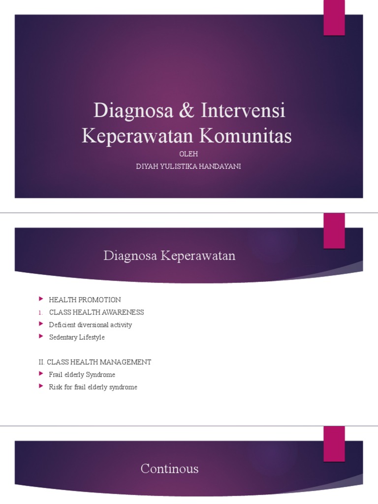 Intervensi Keperawatan Komunitas | PDF | Ilmu Sosial | Pengembangan Diri