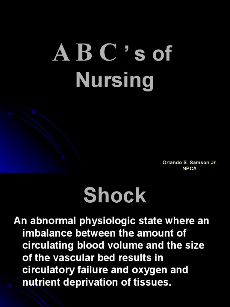 ABC Nursing | PDF | Shock (Circulatory) | Gastroesophageal Reflux Disease