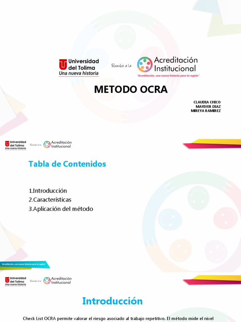 Metodo Ocra | PDF | Herramientas | Science