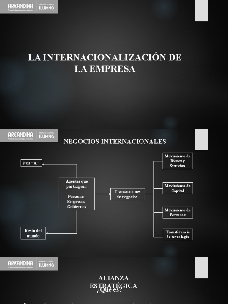 Alianzas Estratégicas en Negocios Internacionales | PDF | Proyecto ...