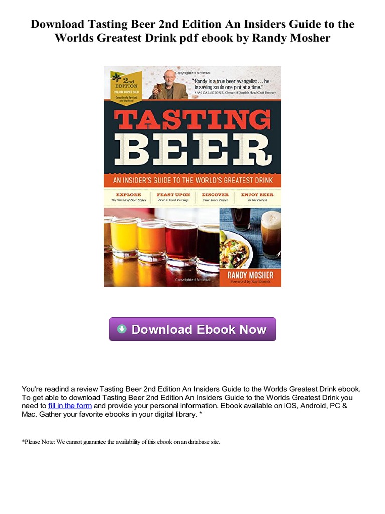 Tasting Beer 2nd Edition An Insiders Guide To The Worlds Greatest Drink ...