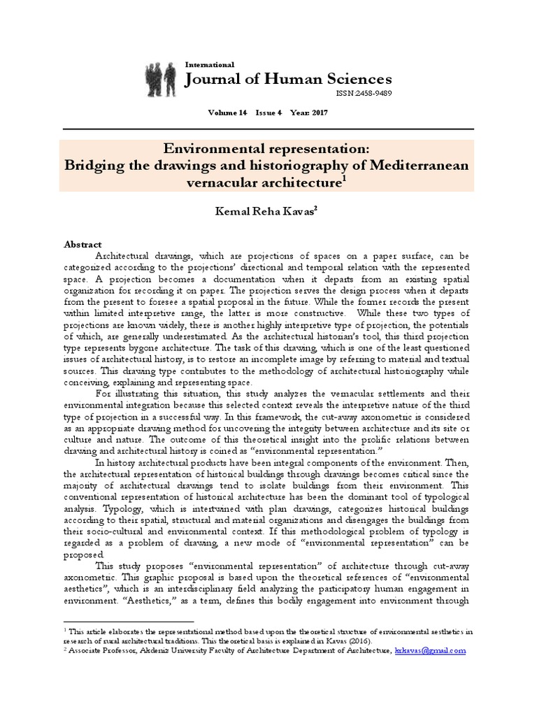 Environmental Representation Bridging The Drawings | PDF ...