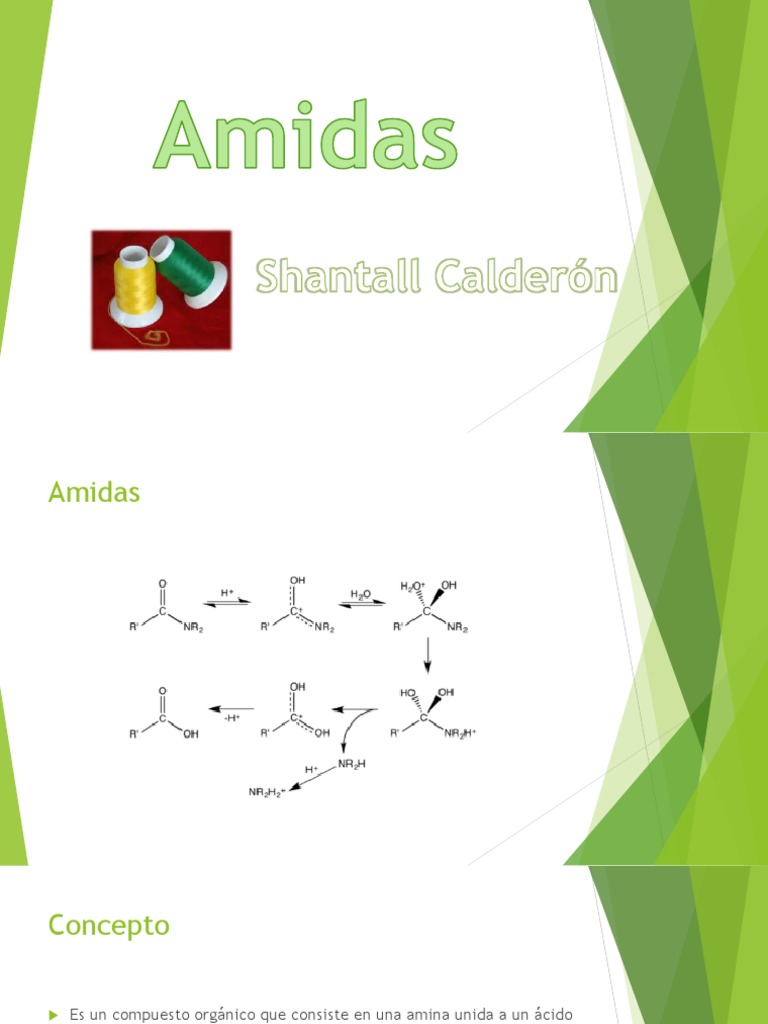 Tipos y Usos de las Amidas en Química | PDF | Amida | Compuestos orgánicos