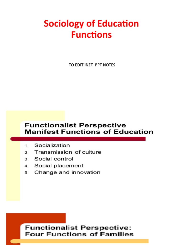 2019 Inet - Functionalism - Social Stratification - Inequality | PDF