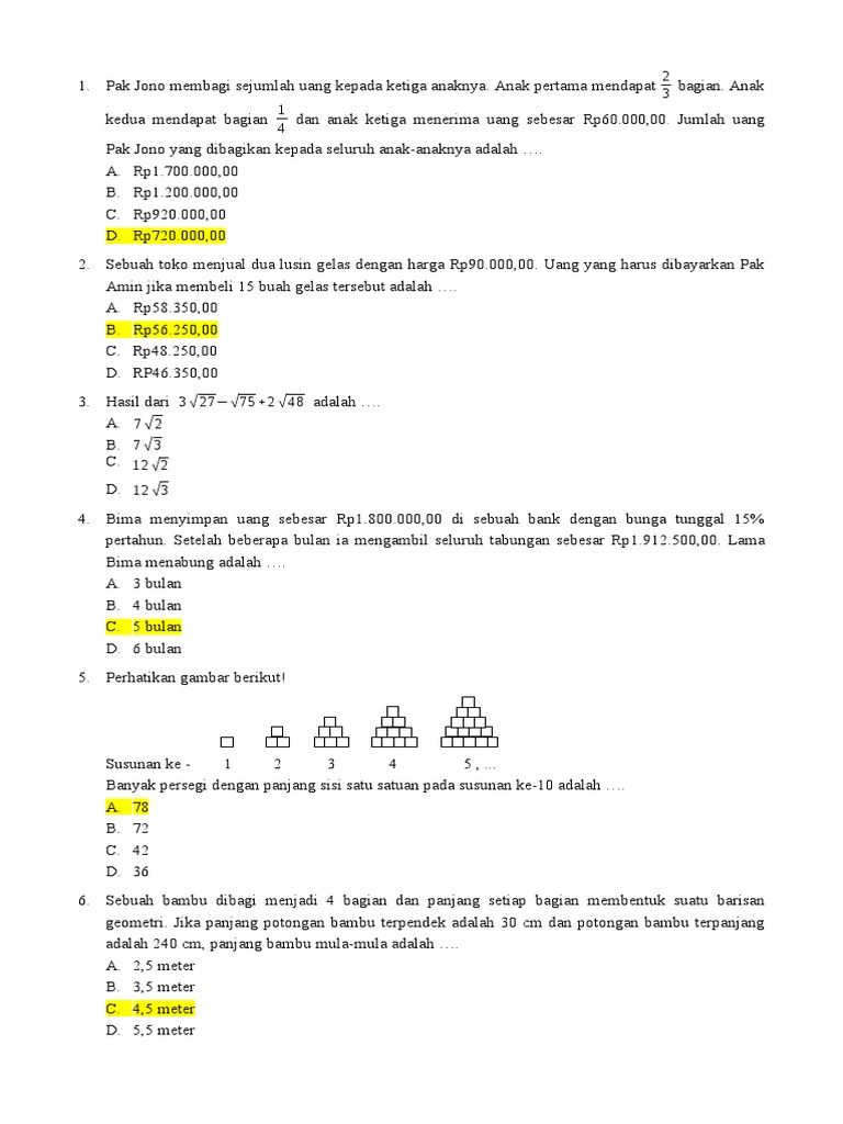 Soal Usek 2020-Paket 2 | PDF | Metode & Bahan Ajar | Seni