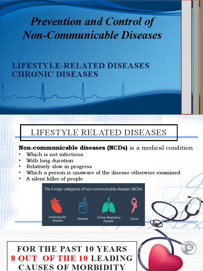 Prevention and Control of Non-Communicable Diseases: Lifestyle-Related ...