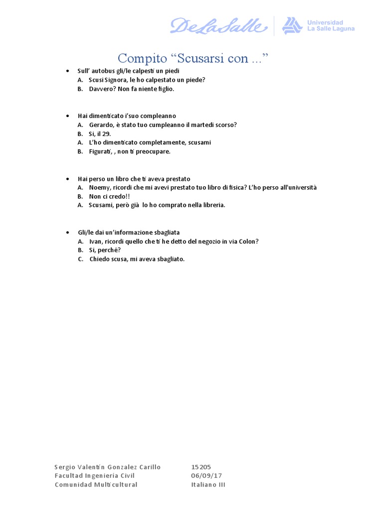 Compito Riassunto | PDF