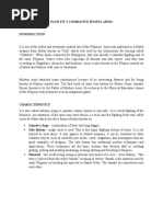 12 Basic Strike of Arnis | PDF | Individual Sports | Combat Sports