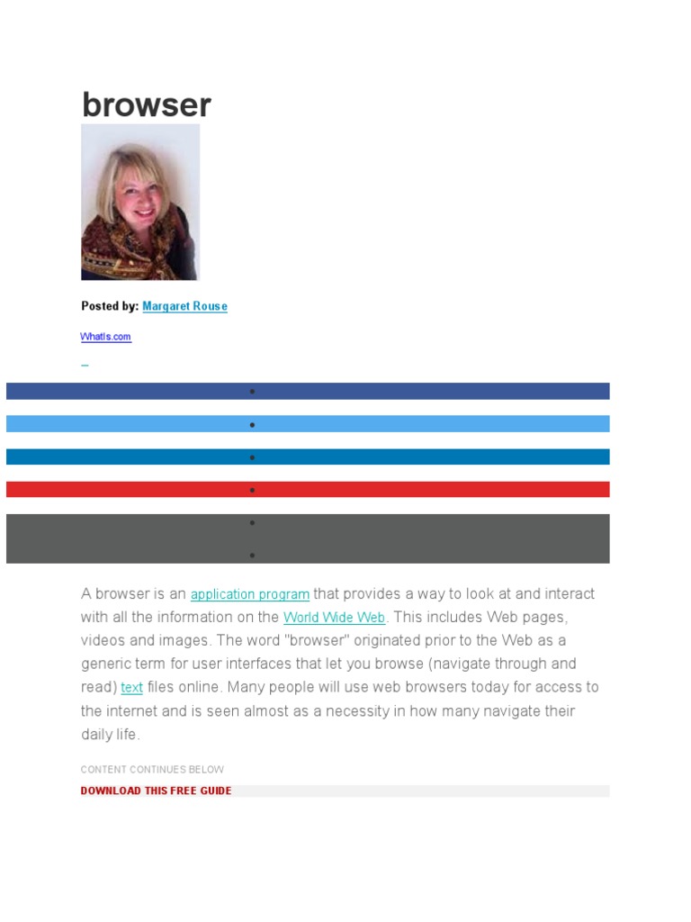 Browser: Margaret Rouse | PDF