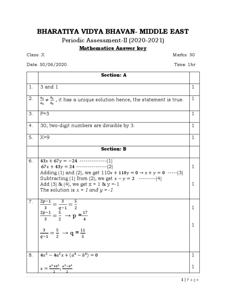 Pa2 MS G10 Math PDF | PDF | Mathematical Objects | Teaching Mathematics
