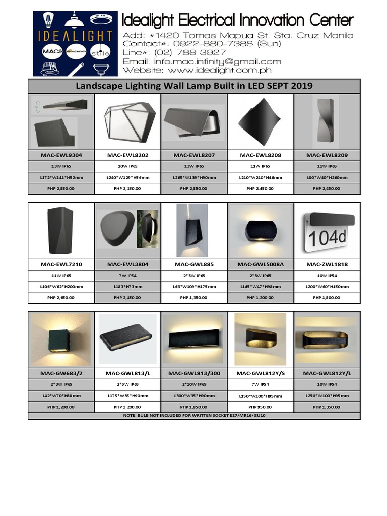 Landscape Lighting Product Catalog | PDF | Electrical Components | Optics