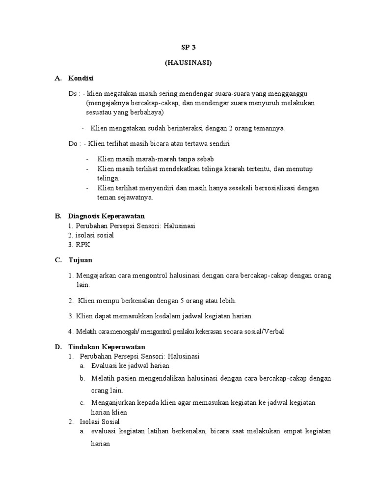 SP 3 Halu, Isos, RPK Dinar | PDF