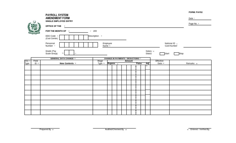 Change Performa For Single Entry | PDF