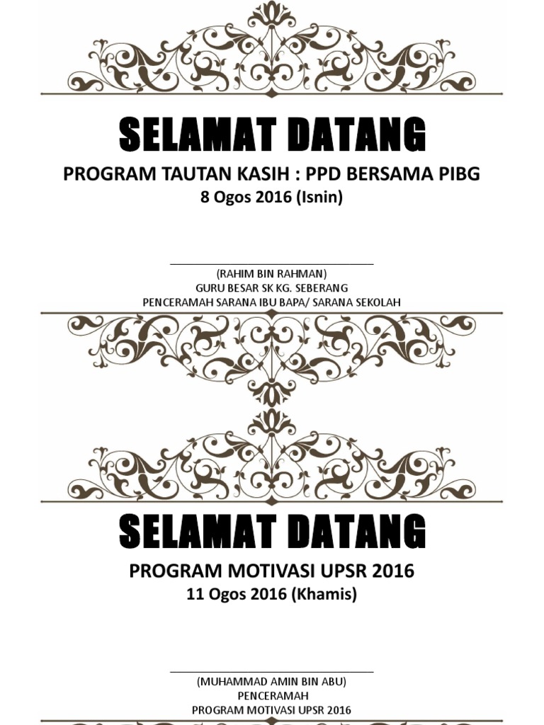 Buku Pelawat VIP | PDF