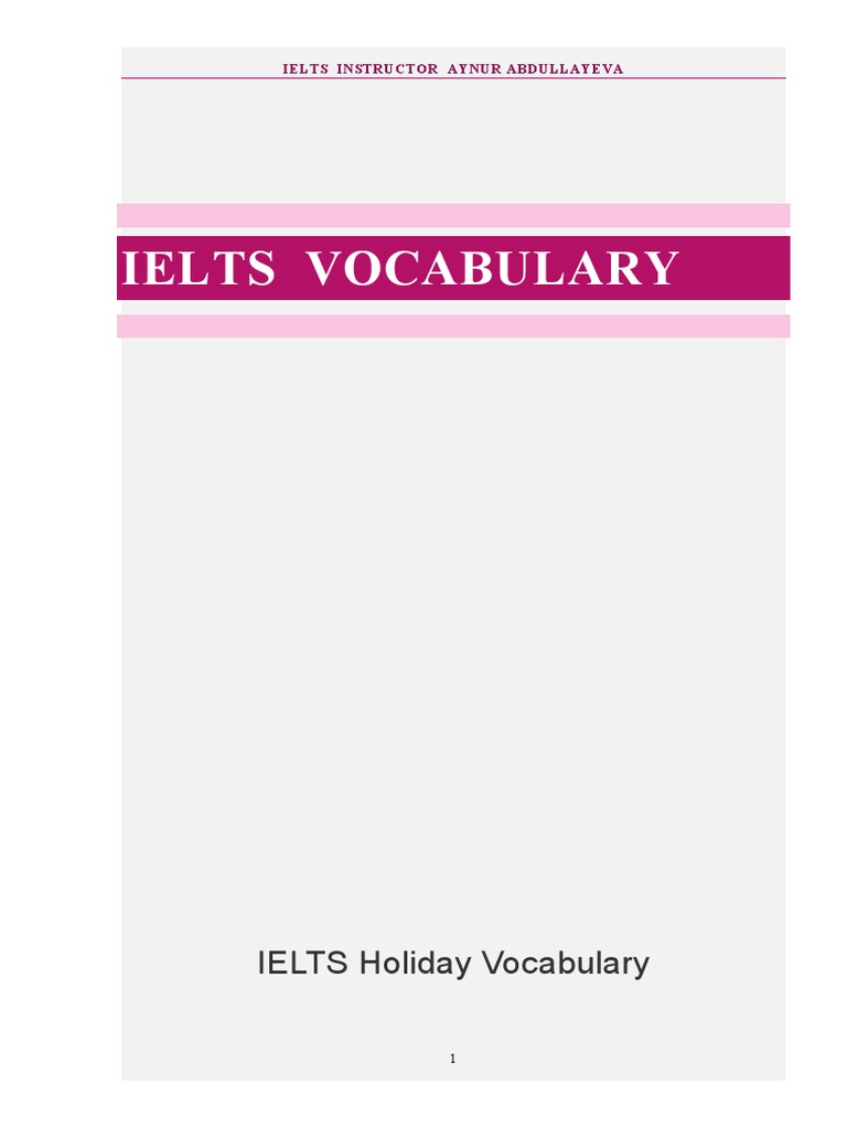 IELTS Topic Vocabulary | PDF | Websites | Internet