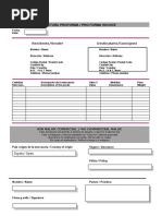 Modelo Factura Proforma | PDF