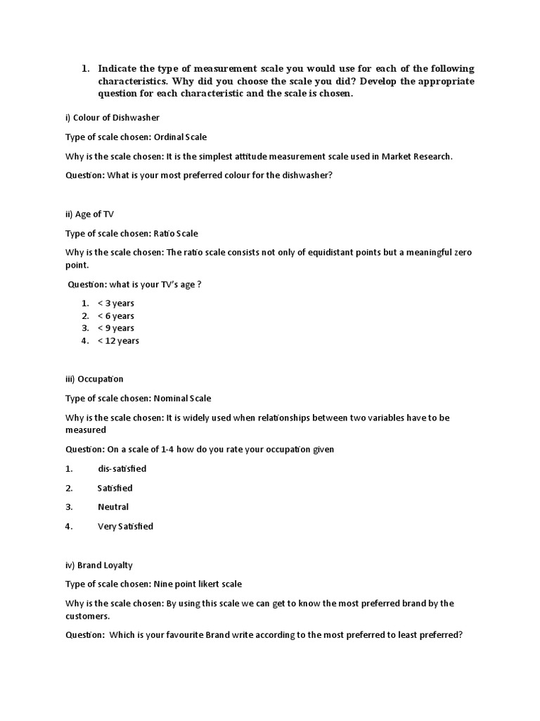 BRM Assignment 1 | PDF