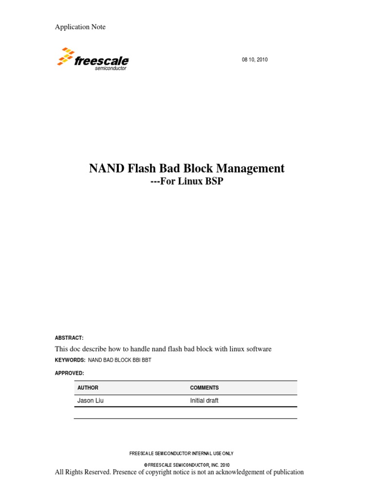 NAND Flash Bad Block Management | PDF | Flash Memory | Computer Hardware