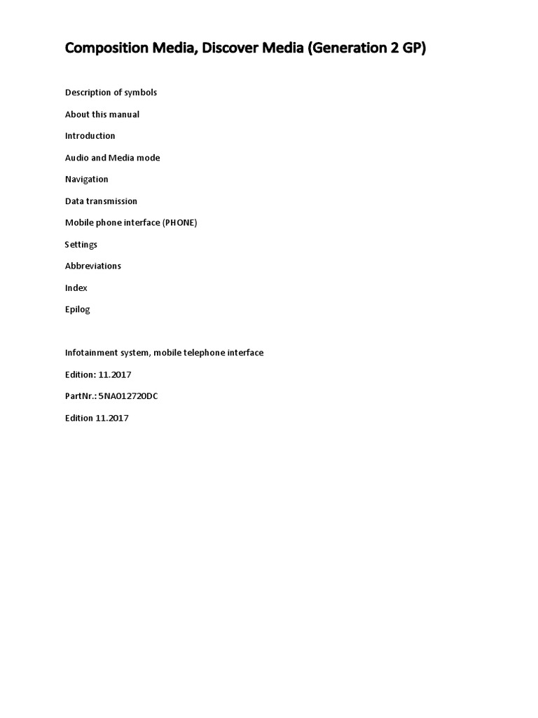 Composition Media Discover Media Generation 2gp Manual Eng | PDF ...