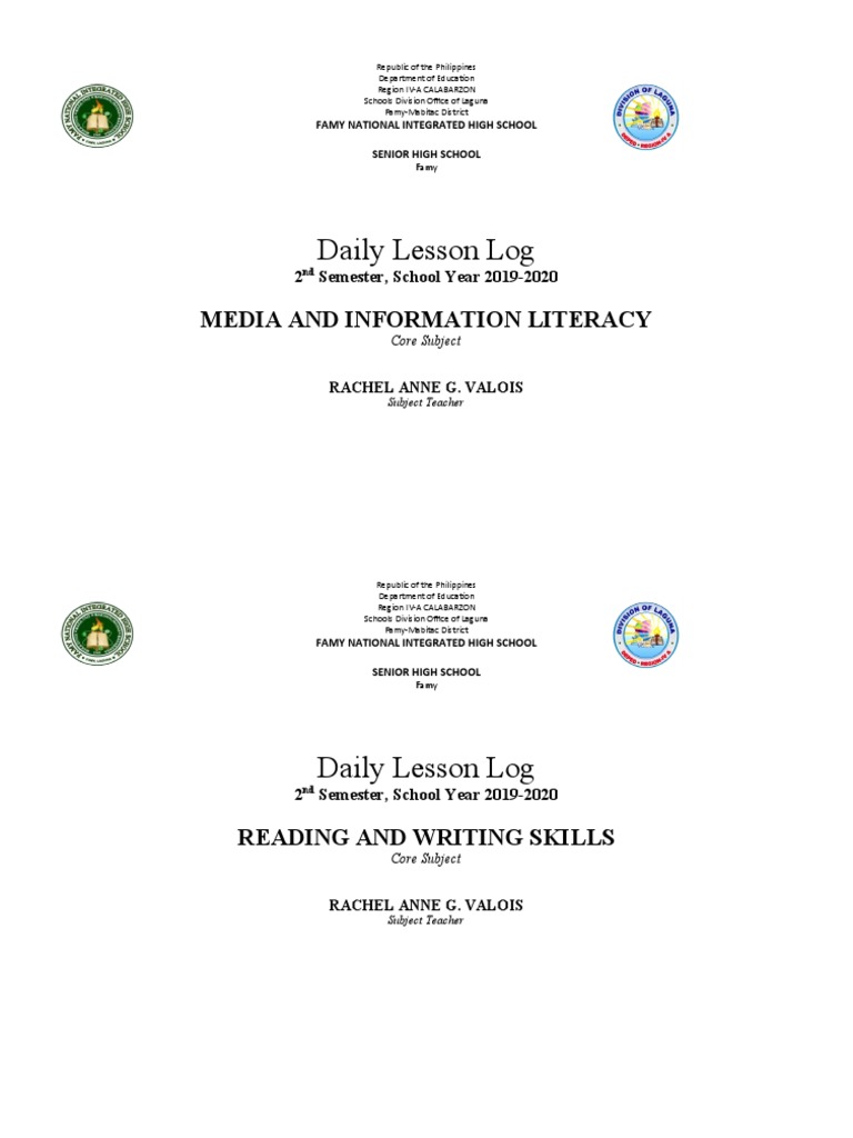 DLL Title Pages | PDF