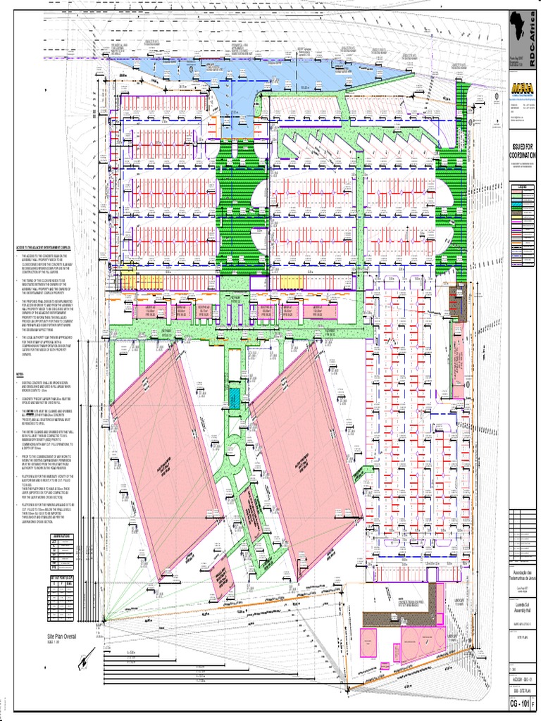 Issued For Coordination: Site Plan Overall | PDF | Transport
