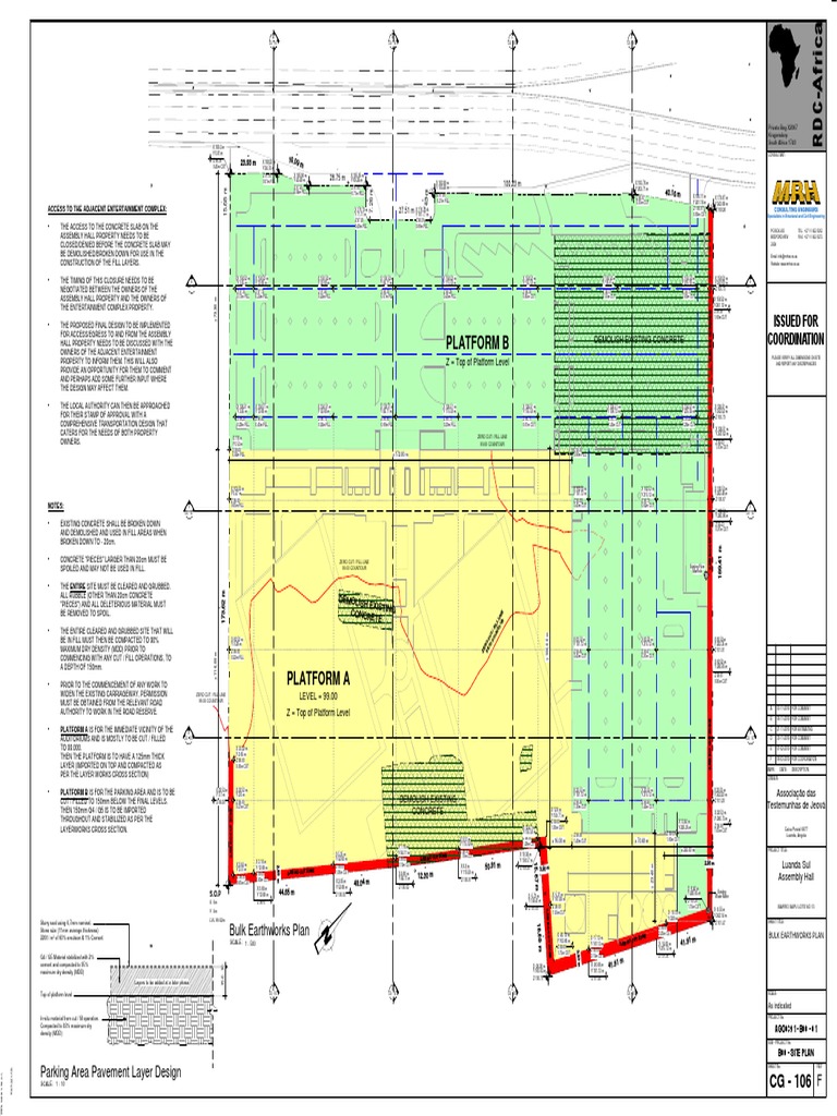 CG-106-F Bulk Earthworks Plan | PDF | Economic Sectors