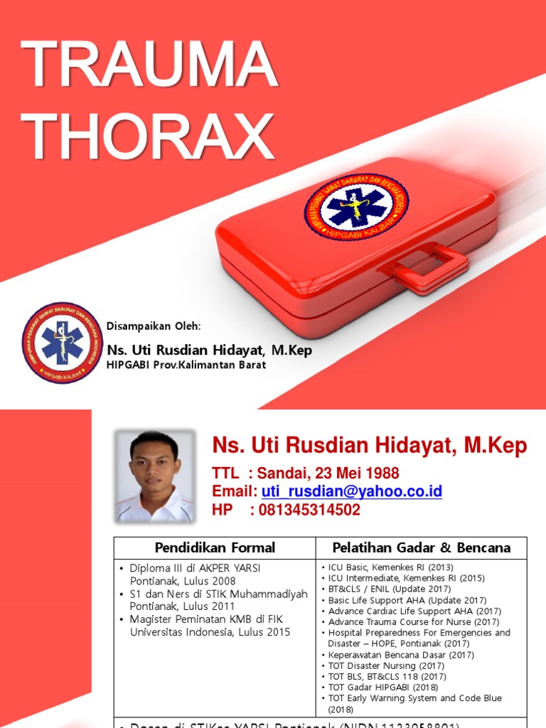 Trauma Toraks New PDF | PDF