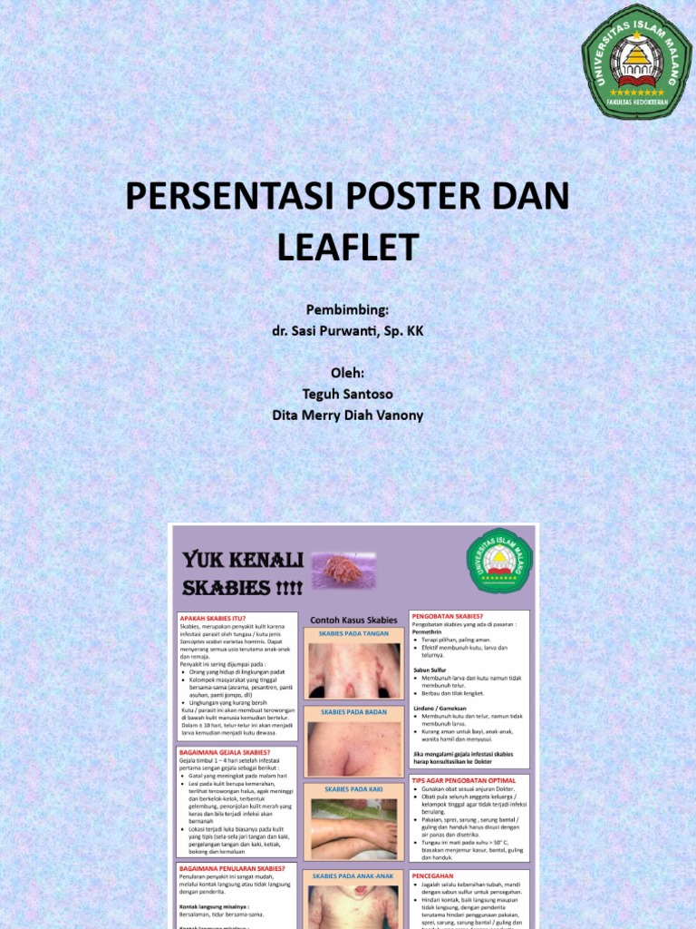 Poster Leaflet Scabies | PDF