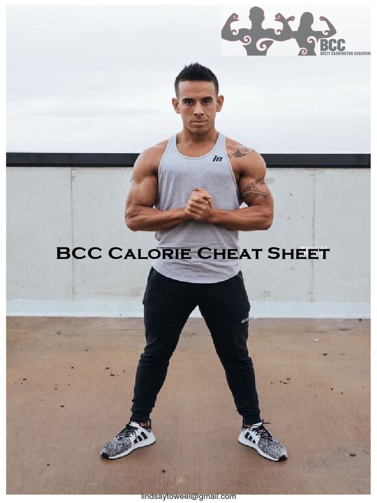 BCC Calorie Cheat Sheet | PDF | Steak | Vegetables