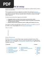 Beginner's Essay Writing Guide | PDF | Essays | Visual Impairment