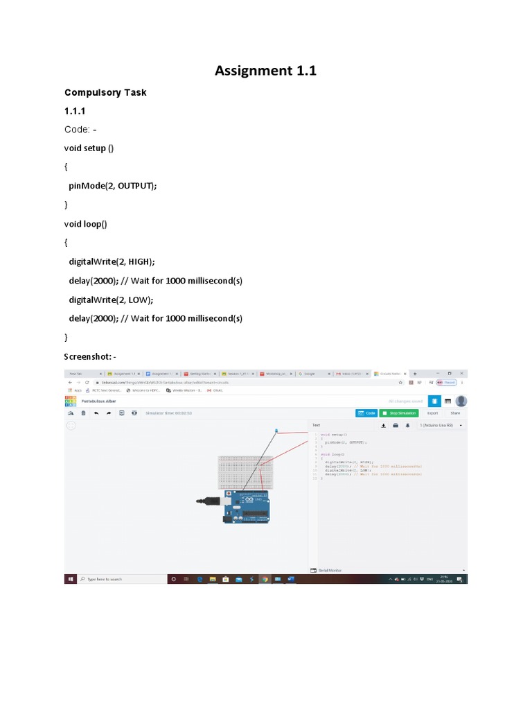 Arduino LED Control Code Examples | PDF