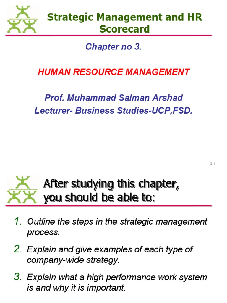 HRM CH03 | PDF | Strategic Management | Competence (Human Resources)