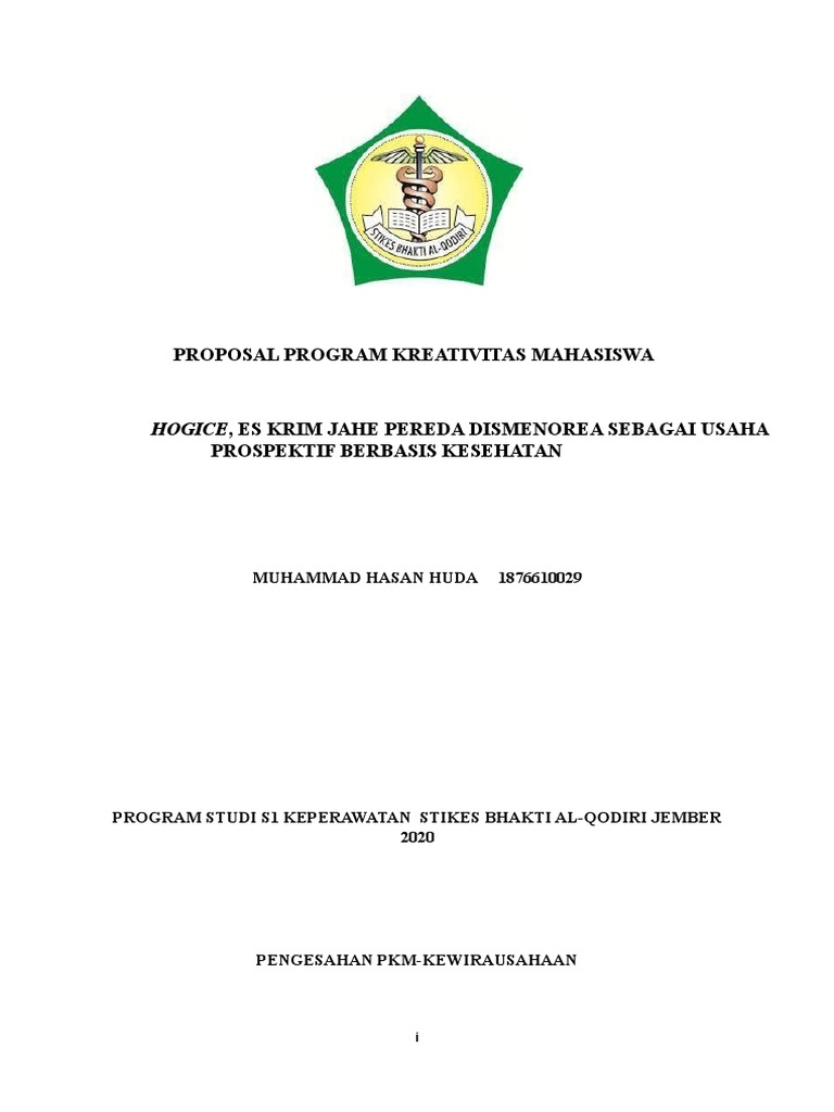 M.hasan Huda Proposal Jahe | PDF