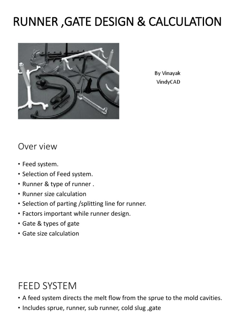 Runner & Gate Calculation | PDF | Length | Industrial Processes