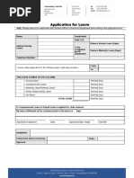 Leave Application Form | PDF