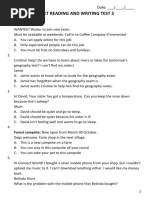 Pre A1 Starters, A1 Movers and A2 Flyers Thematic Vocabulary List | PDF ...