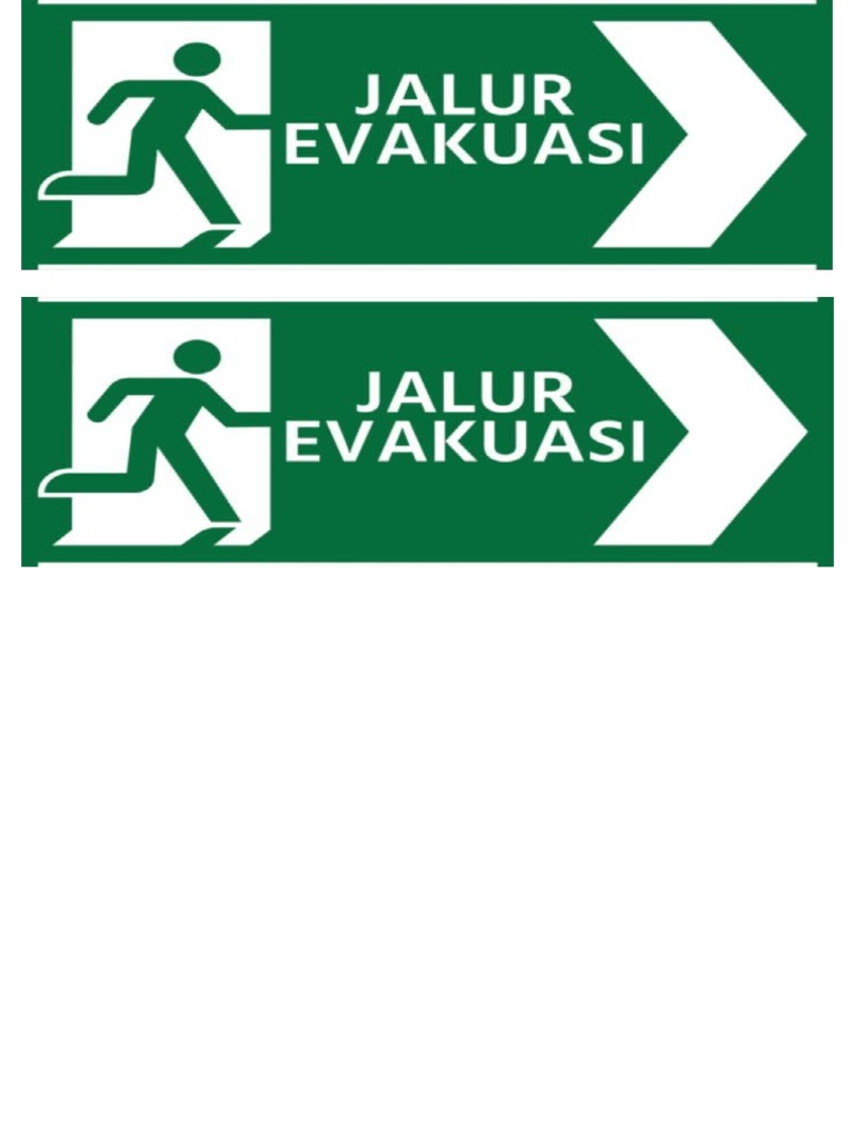Gambar Jalur Evakuasi | PDF