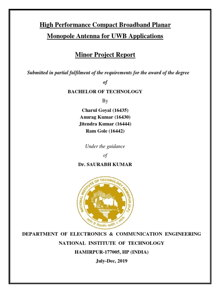 Minor Project Report PDF | PDF