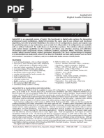 Biamp Data Sheet Tesiraforte x1600 Feb22 | PDF | Usb | Digital Signal ...