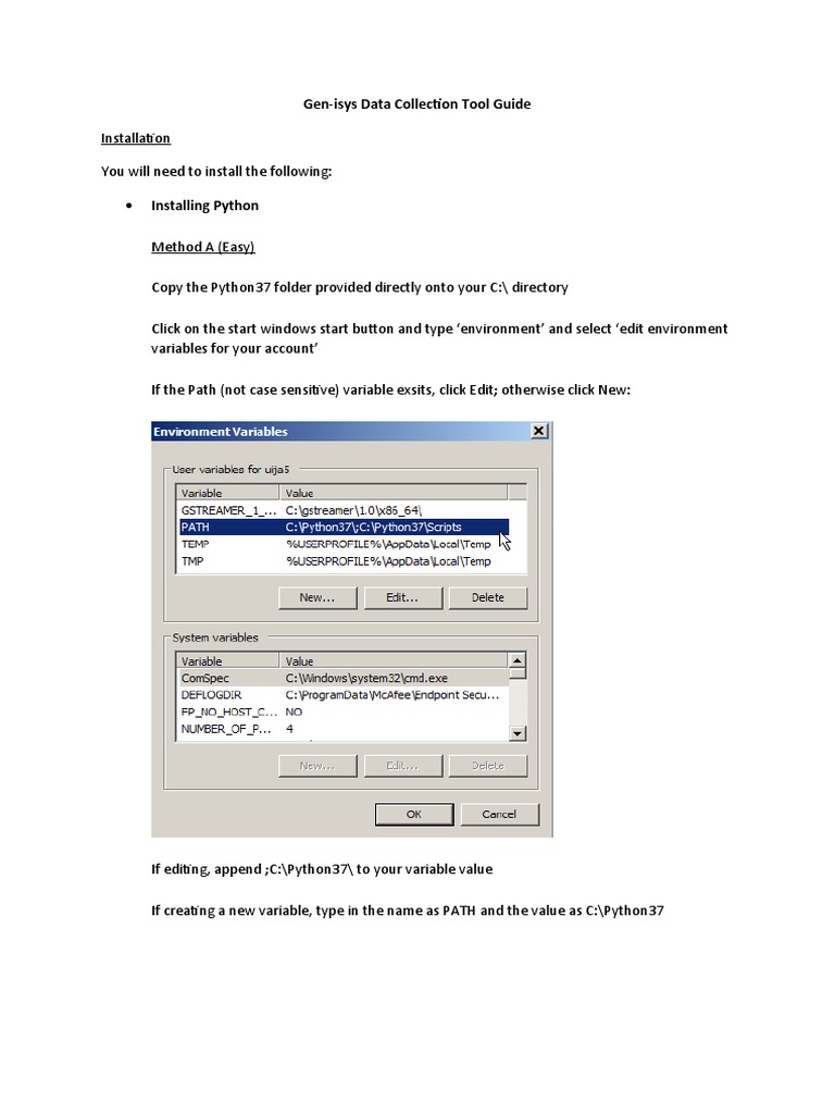 Gen-Isys Data Collection Tool Guide | PDF | Command Line Interface ...