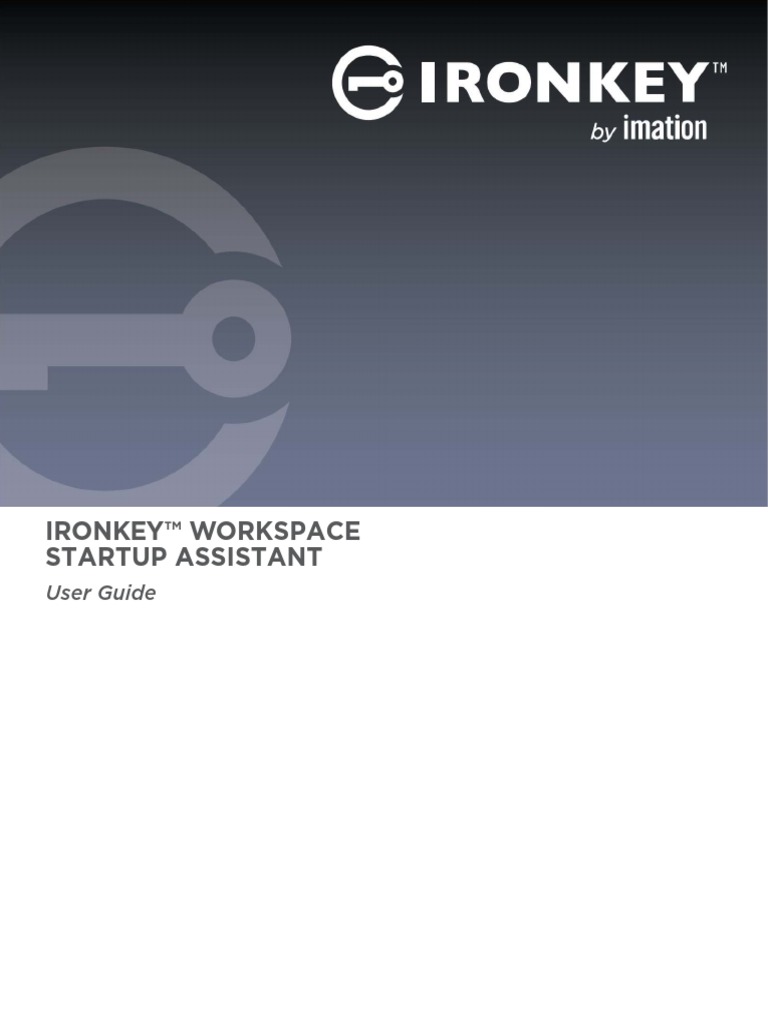 IronKey Workspace Startup Assistant User Guide | PDF | Booting | Bios