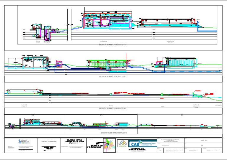 Perfil Hidraulico Ptar Chia Ii | PDF