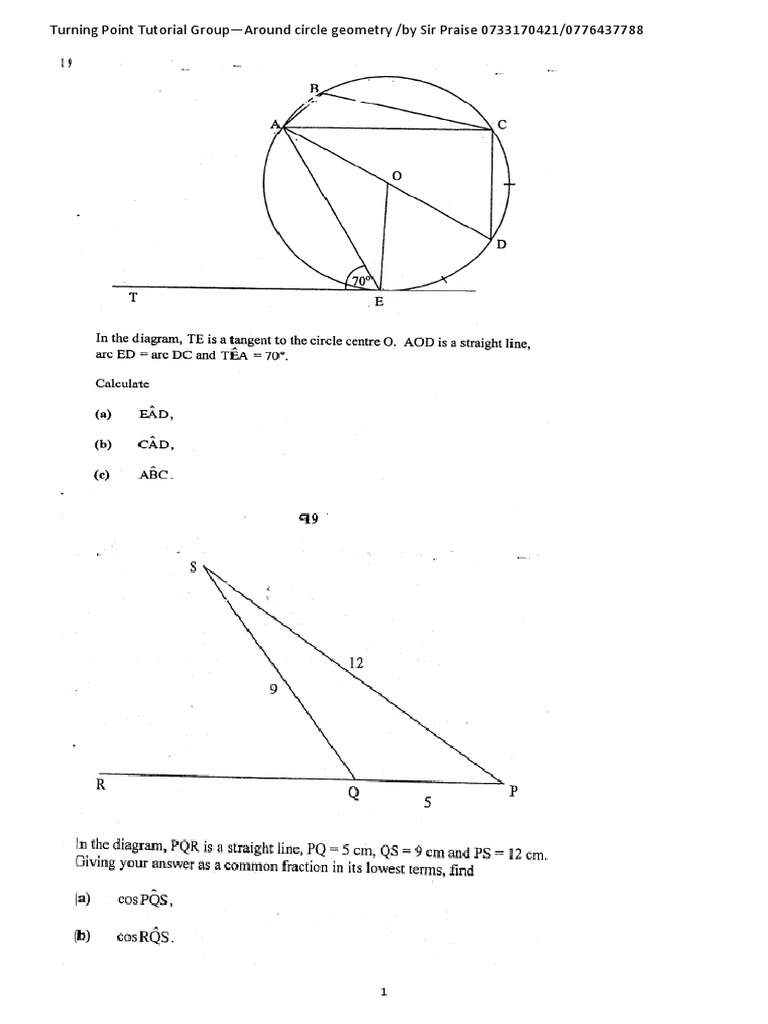 Circle Geo - Turning Point | PDF