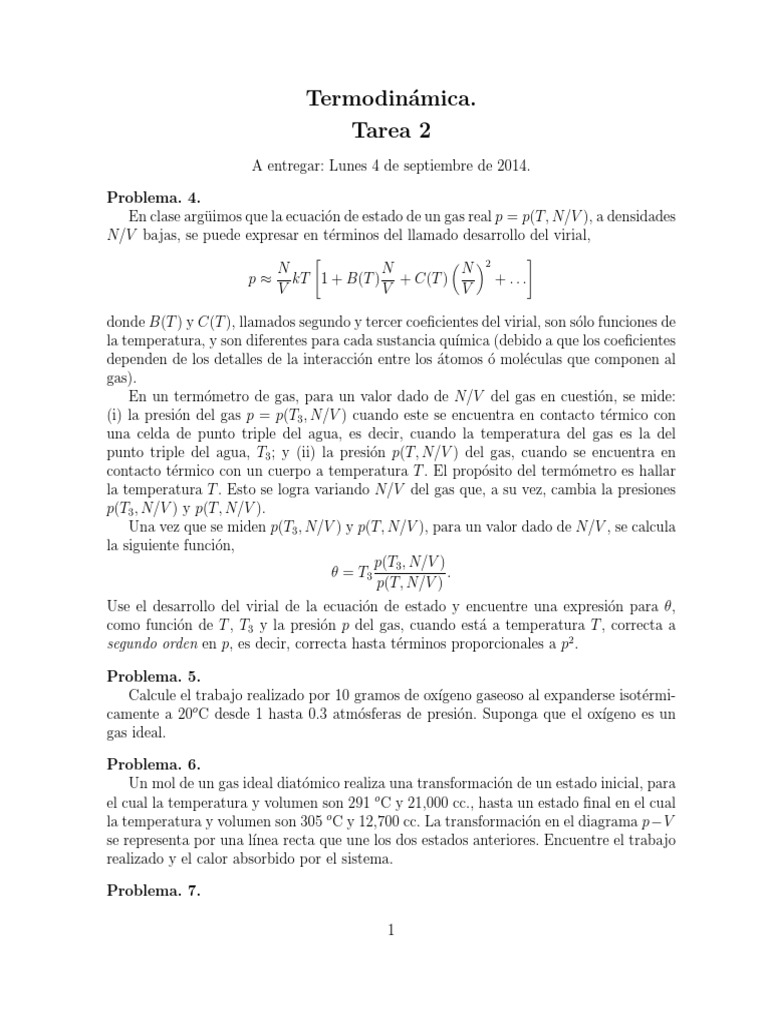 Termo 17 Tarea 2 | PDF