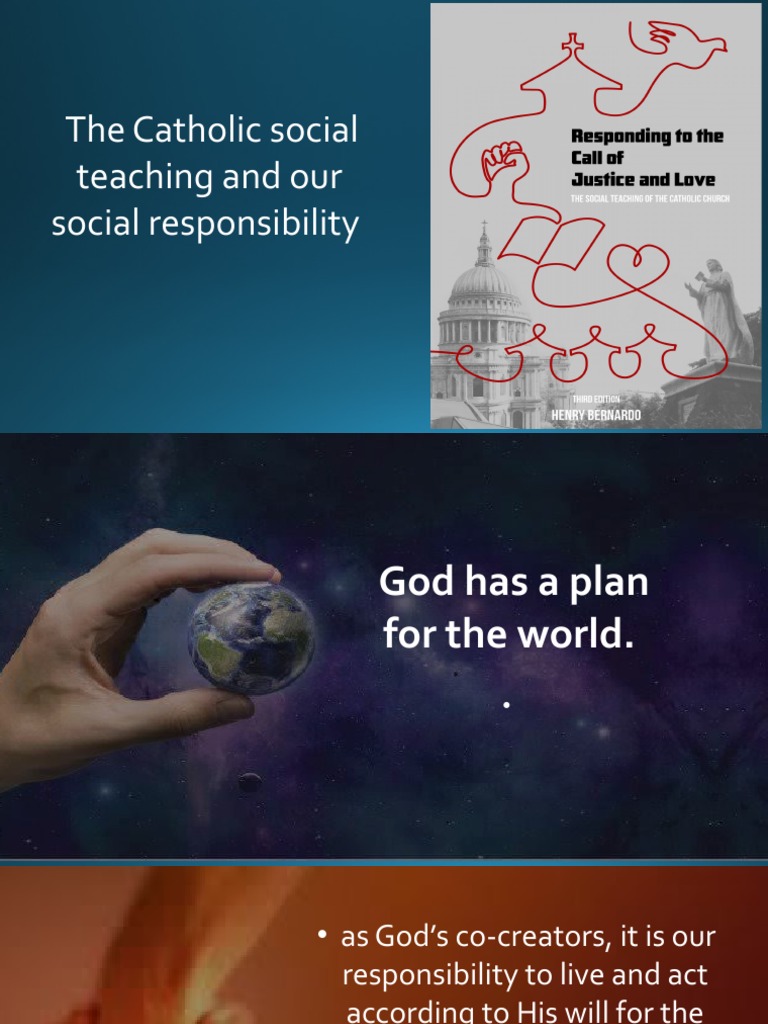 Catholic Social Teaching & Responsibility | PDF | The Gospel | Salvation